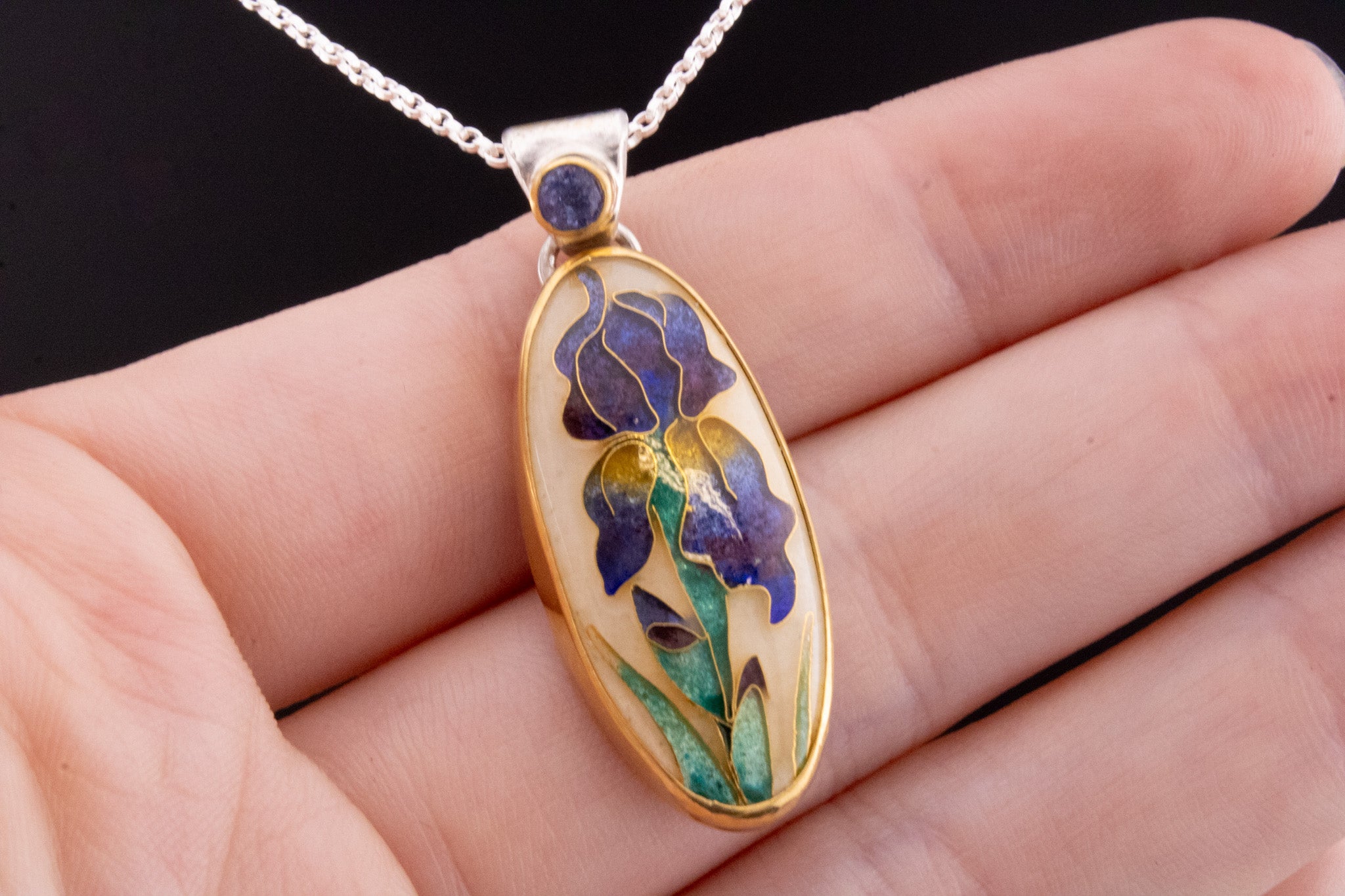 Golden Iris Necklace – Darci Shea Studios
